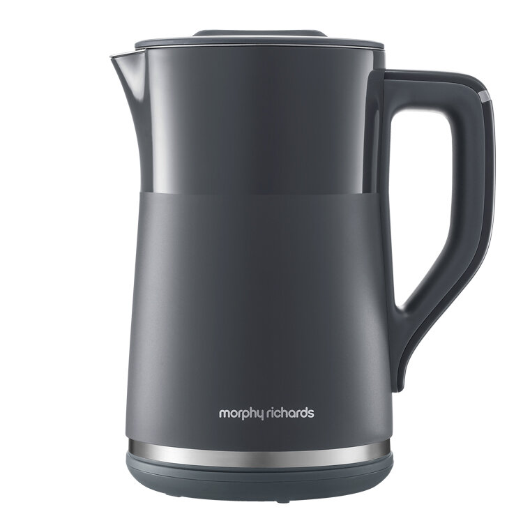 Электрический чайник Morphy Richards серый, 1.7 л, высокая мощность, автоматическое отключение