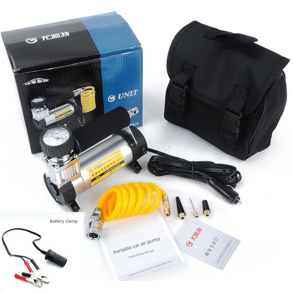 Автомобильный компрессор Ulite 3035, одноцилиндровый, электрический, 12В, для внедорожников 3035 воздушный насос +