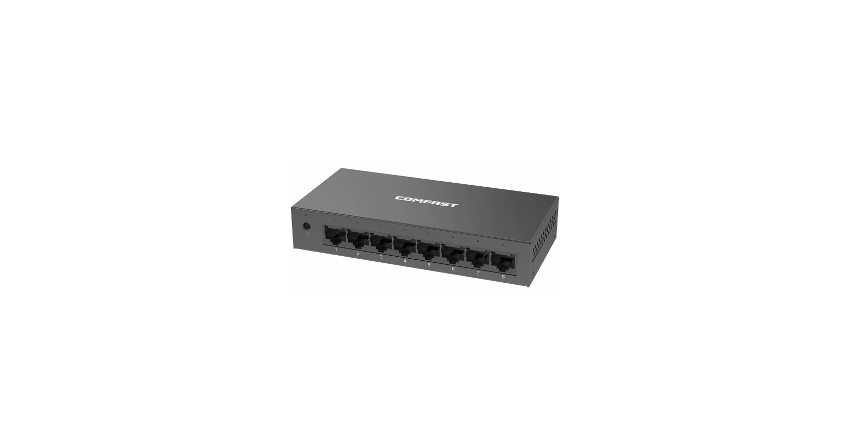Коммутатор COMFAST Eight Port Switch 1000Mbps (CF-SG83), 1000 Мбит/с, 8 портов