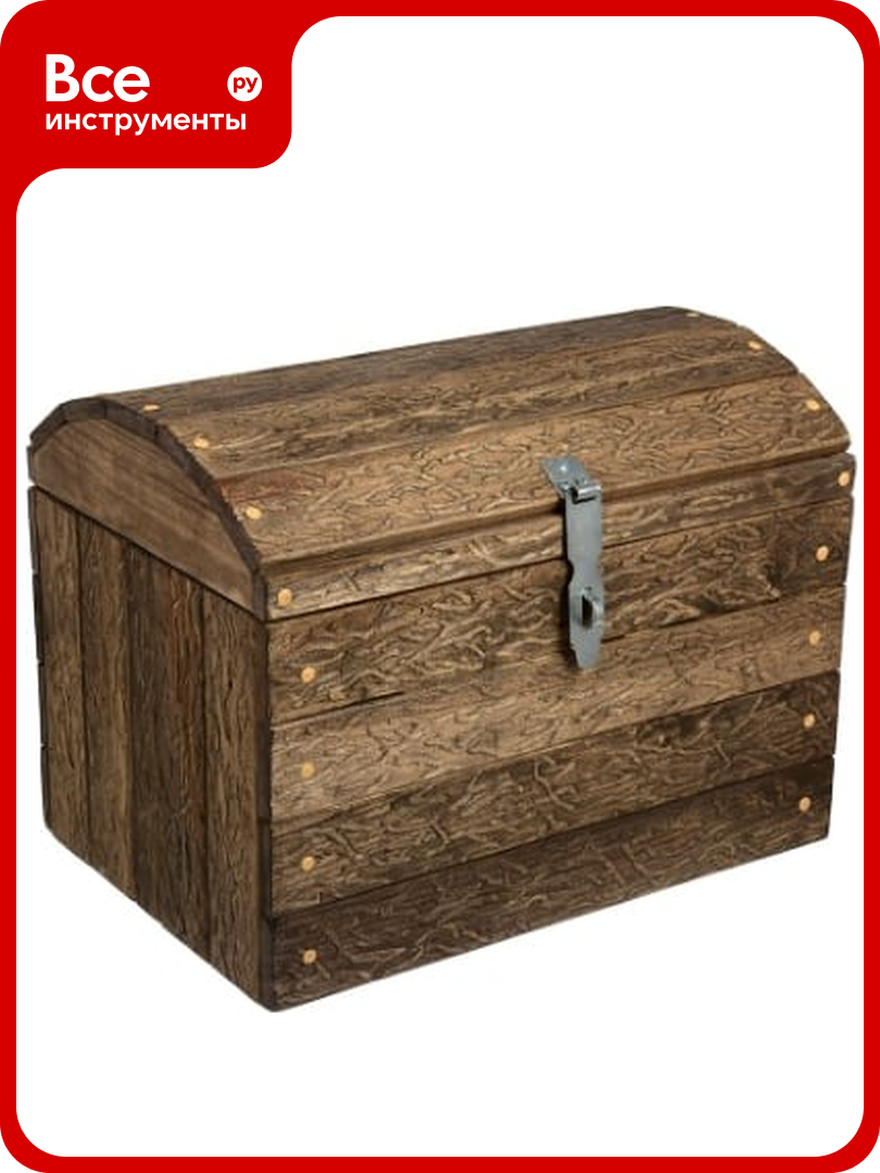 Состаренный сундук Банные Штучки липа 50x38x35 см 34308, устойчива