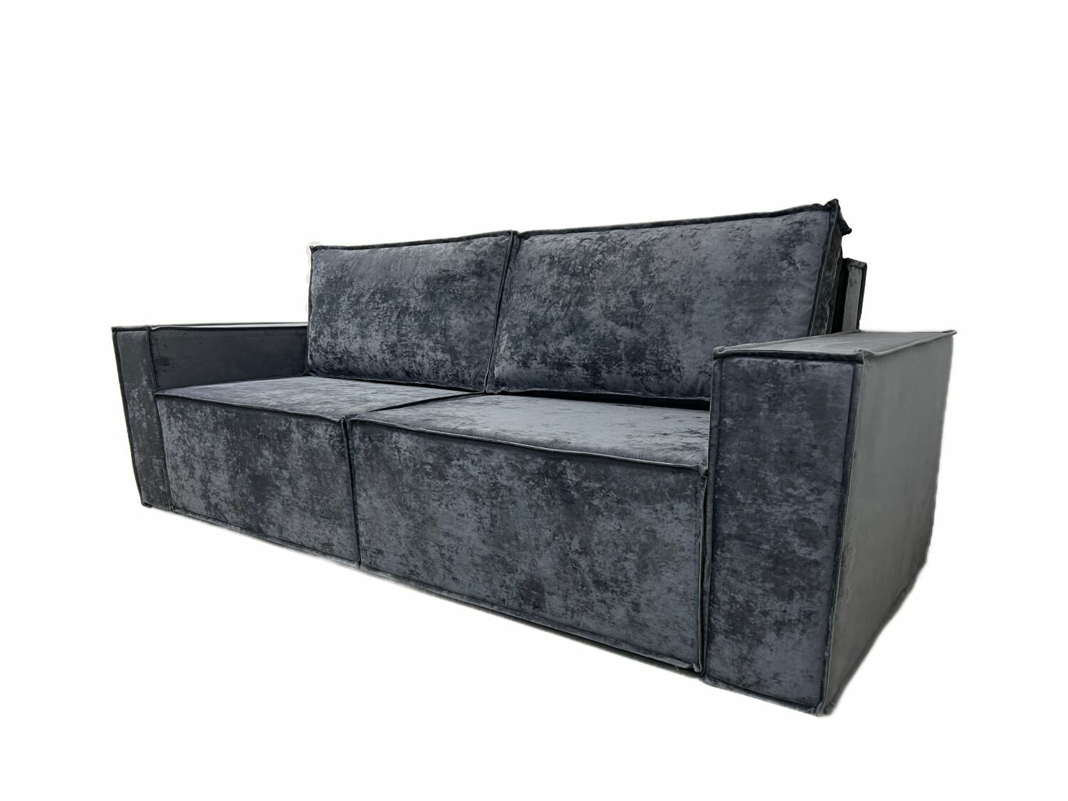 Диван-кровать Лофт, 2 модуля, еврокнижка, велюр Овн 23