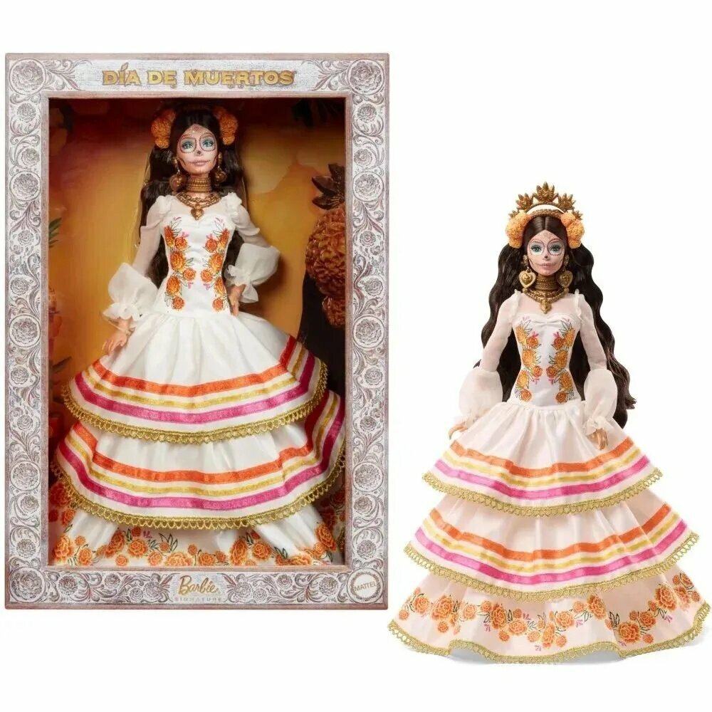 Кукла Mattel Barbie Signature - Коллекционная кукла Dia De Muertos 2025 - Барби JBJ05