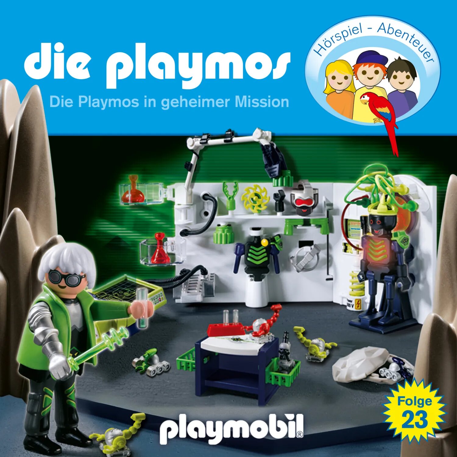 Die Playmos - Das Original Playmobil Hörspiel, Folge 23: Die Playmos in geheimer Mission [Аудиокнига]