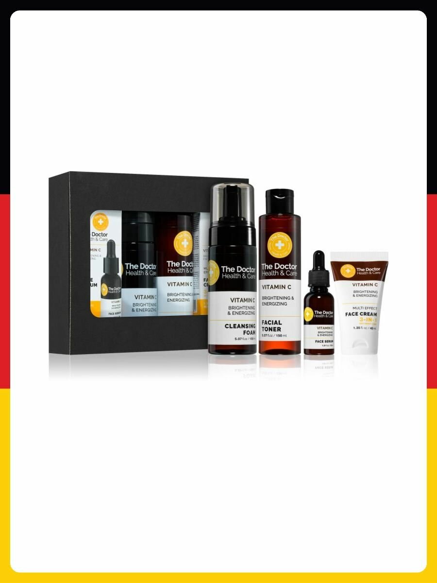 Набор уходовой косметики The Doctor Health & Care Vitamin C Gift set for the Face, 4 pcs.