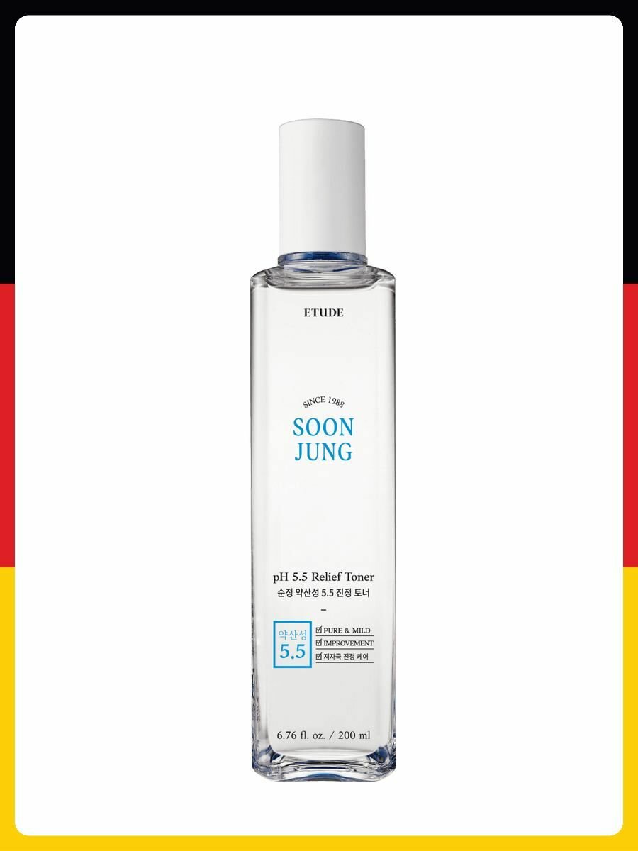 Тоник для ухода за кожей ETUDE ETUDE Soon Jung pH 5.5 Relief