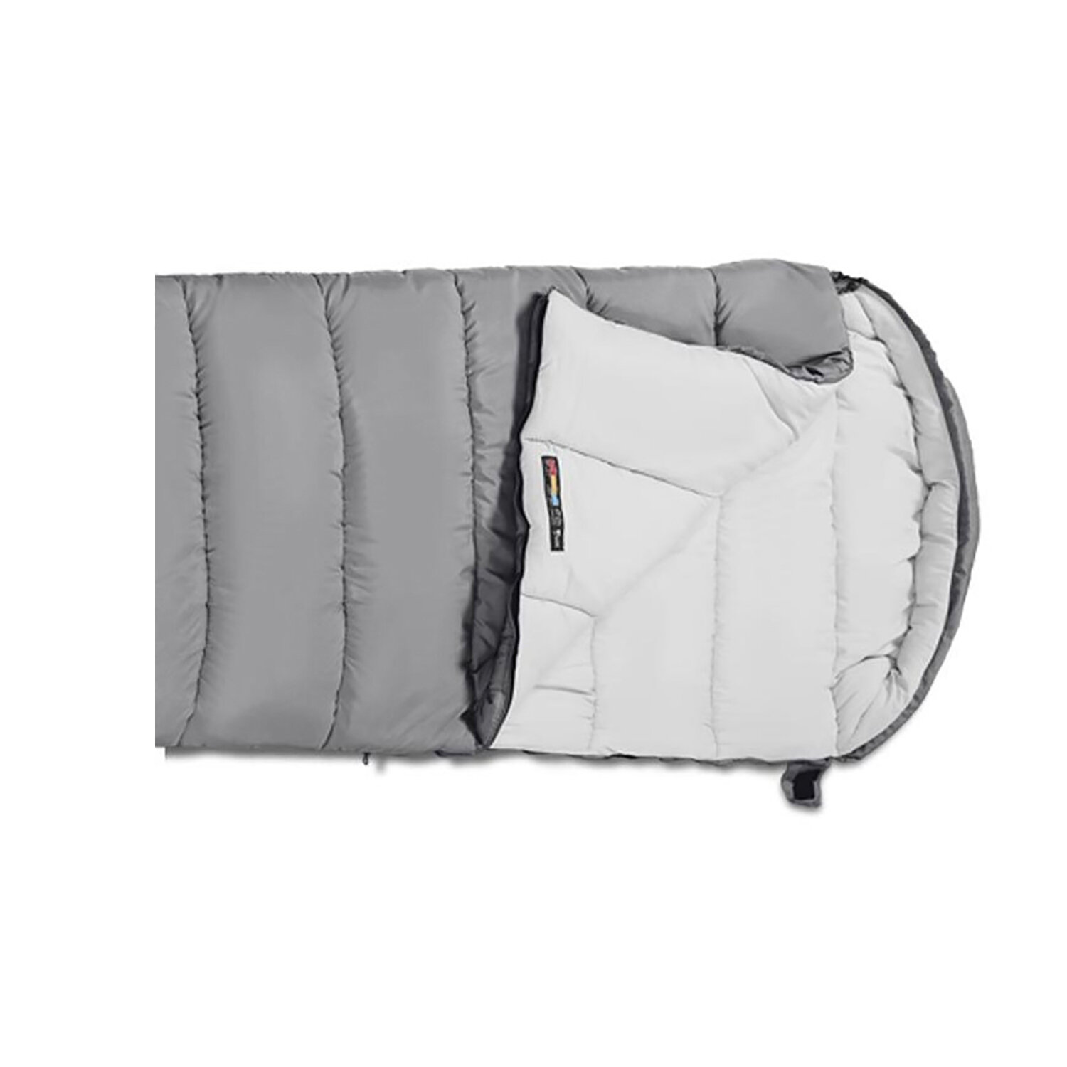 Спальные мешки для двух взрослых для холодной погоды 12°C- -18°C с капюшоном водонепроницаемый для кемпинга разделяемые на отдельные Grey/ Kachi размер 220x80cm модель M180 наполнение 180G/M2 вес 1.2KG M300 300G/M2 1.5KG M400 400G/M2 1.85KG