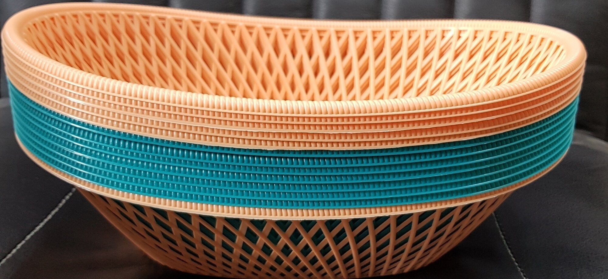 !09 набор 3 штуки - Сухарница средняя 18x26x8см. цвет микс