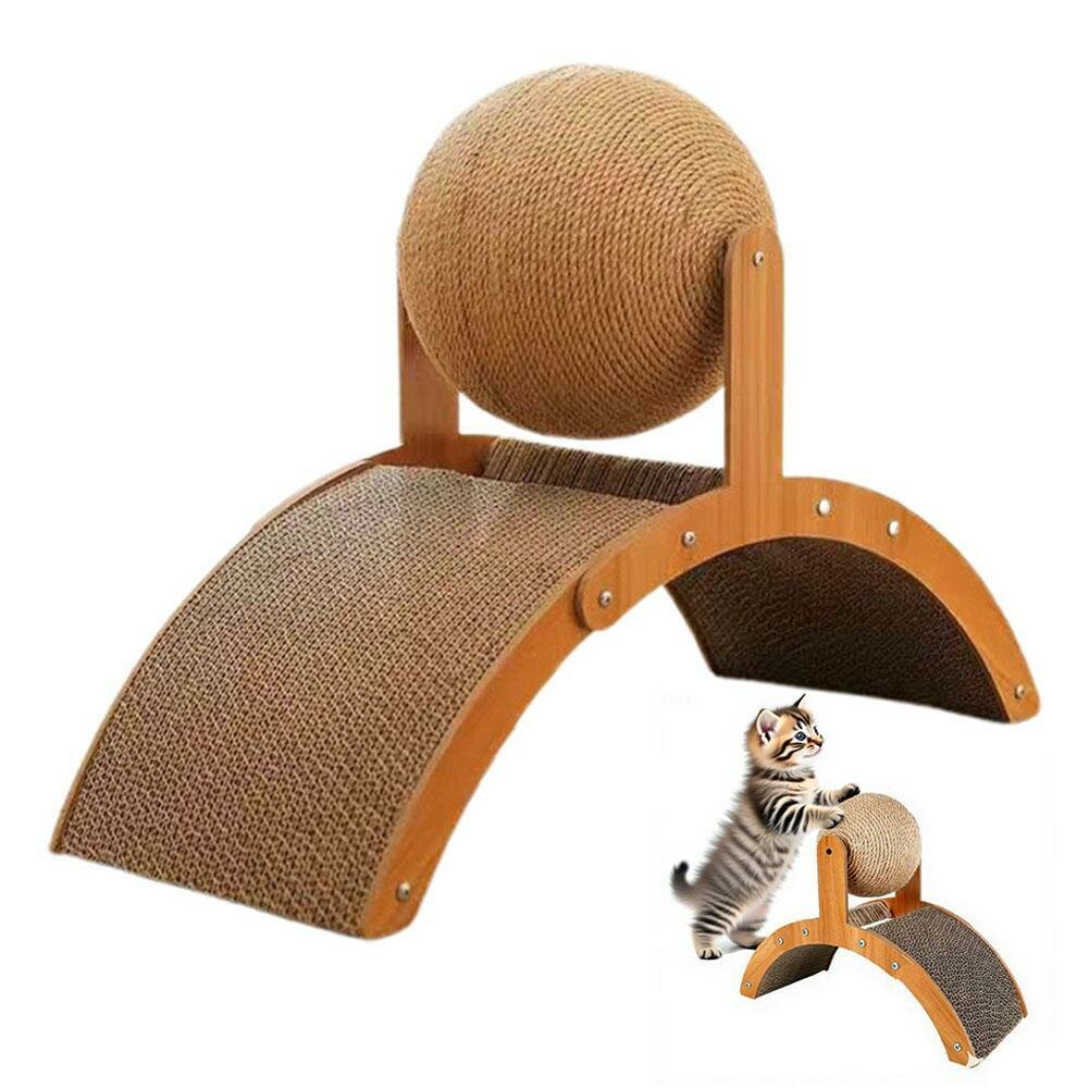 Колесо обозрения для игрушек для кошек, когтеточка для кошек