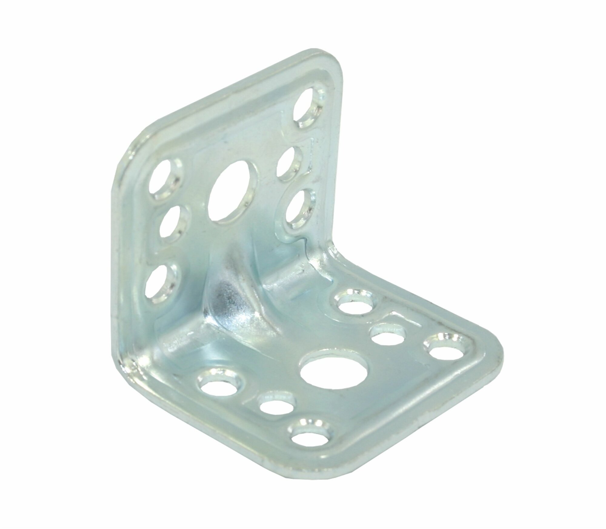 Уголок крепёжный 62х62х50х2,0 усиленный , стальной, оцинкованный "МастерБолтиков" (4 шт)