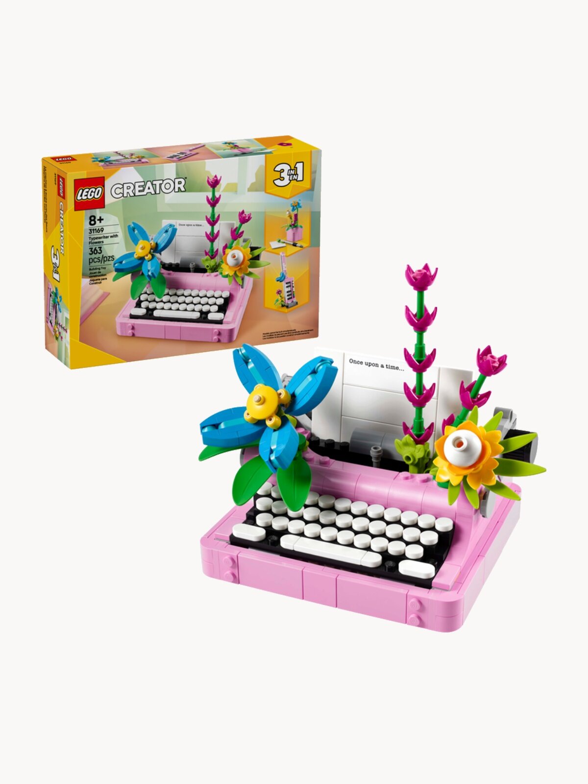 Конструктор LEGO Creator 31169 Печатная машинка с цветами, 363 дет.