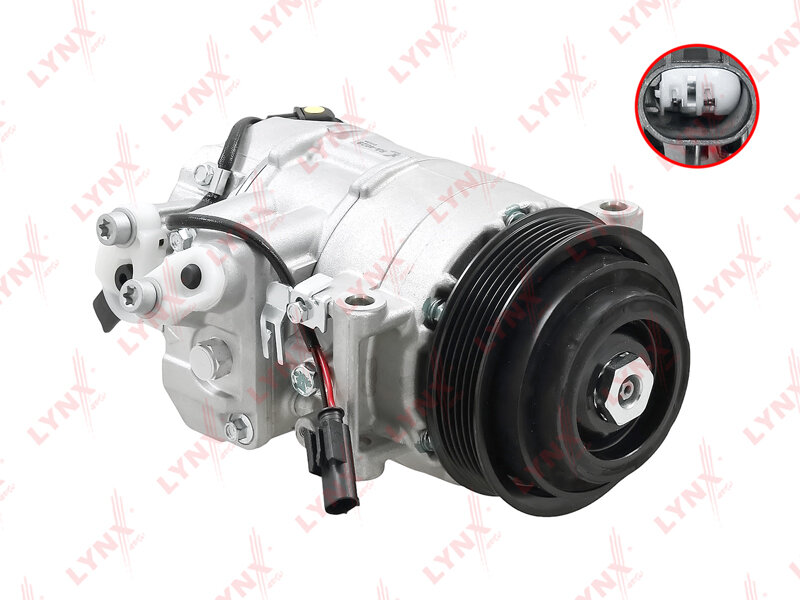 Компрессор кондиционера LYNXauto RA-4028. Для: MERCEDES-BENZ C180-250(W204) 07> / E200-250(W212) 09>