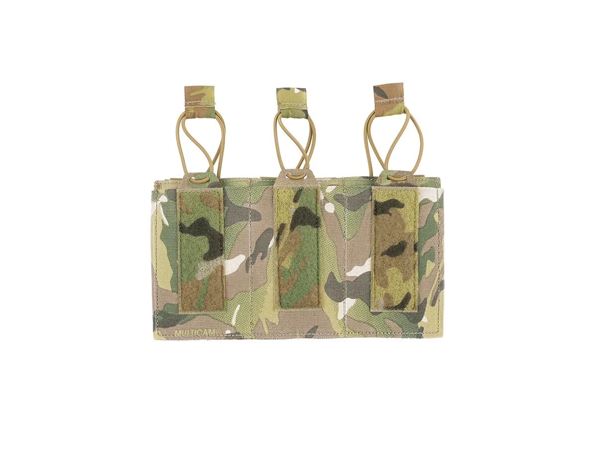PEW TACTICAL Тройная сумка для магазинов Molle Multicam