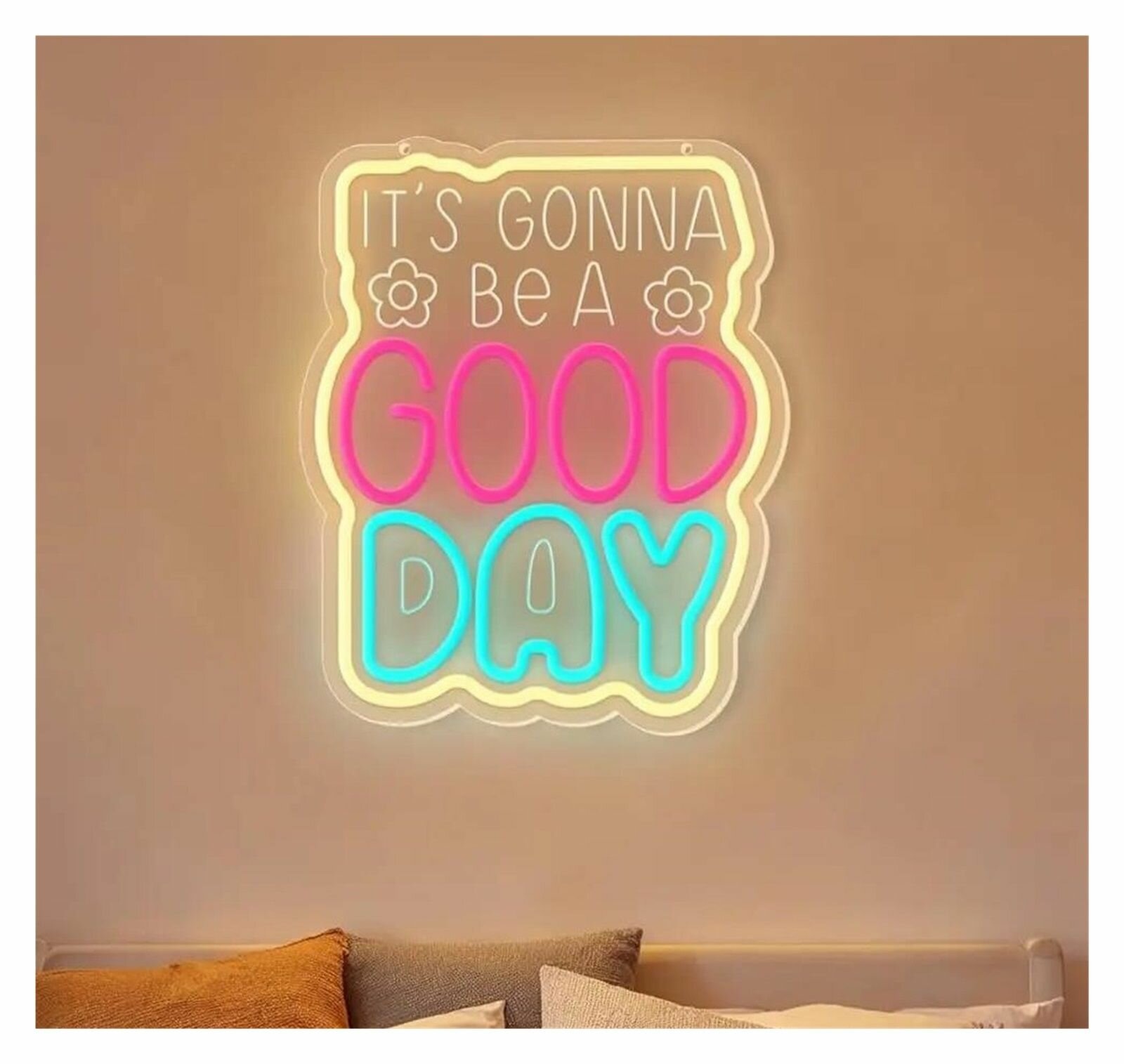 Неоновая Вывеска Добрый День 32x27cm