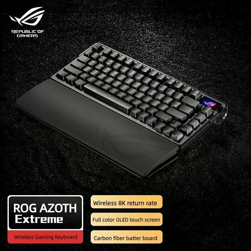 ASUS Игровая клавиатура беспроводная ROG Azoth Extreme, (ROG NX SNOW), Английская раскладка, черный матовый