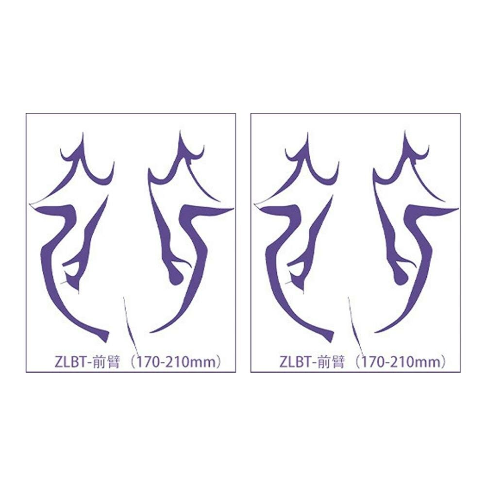 Временные татуировки по мотивам аниме и фильмов для танцев и косплея, ослепительные временные татуировки-наклейки для косплея, полоски для тела на Хэллоуин.