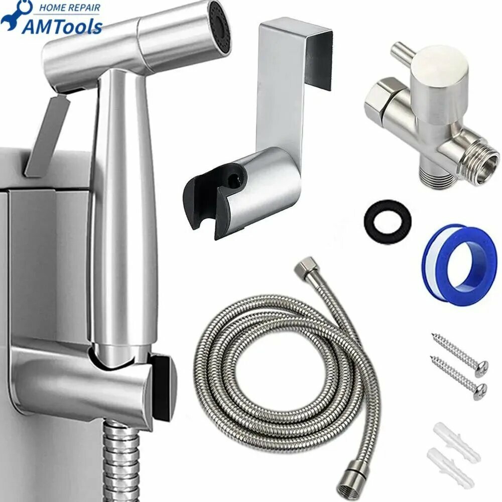 Биде приставка для унитаза с гигиеническим душем со шлангом, чистящая насадка душа для домашних животных.