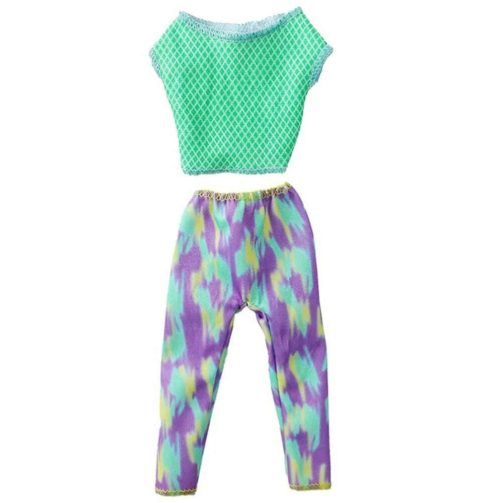 Набор одежды для куклы барби, дамский йога Футболка + Брюки Спортивная Одежда для кукол 29-30 см аксессуары