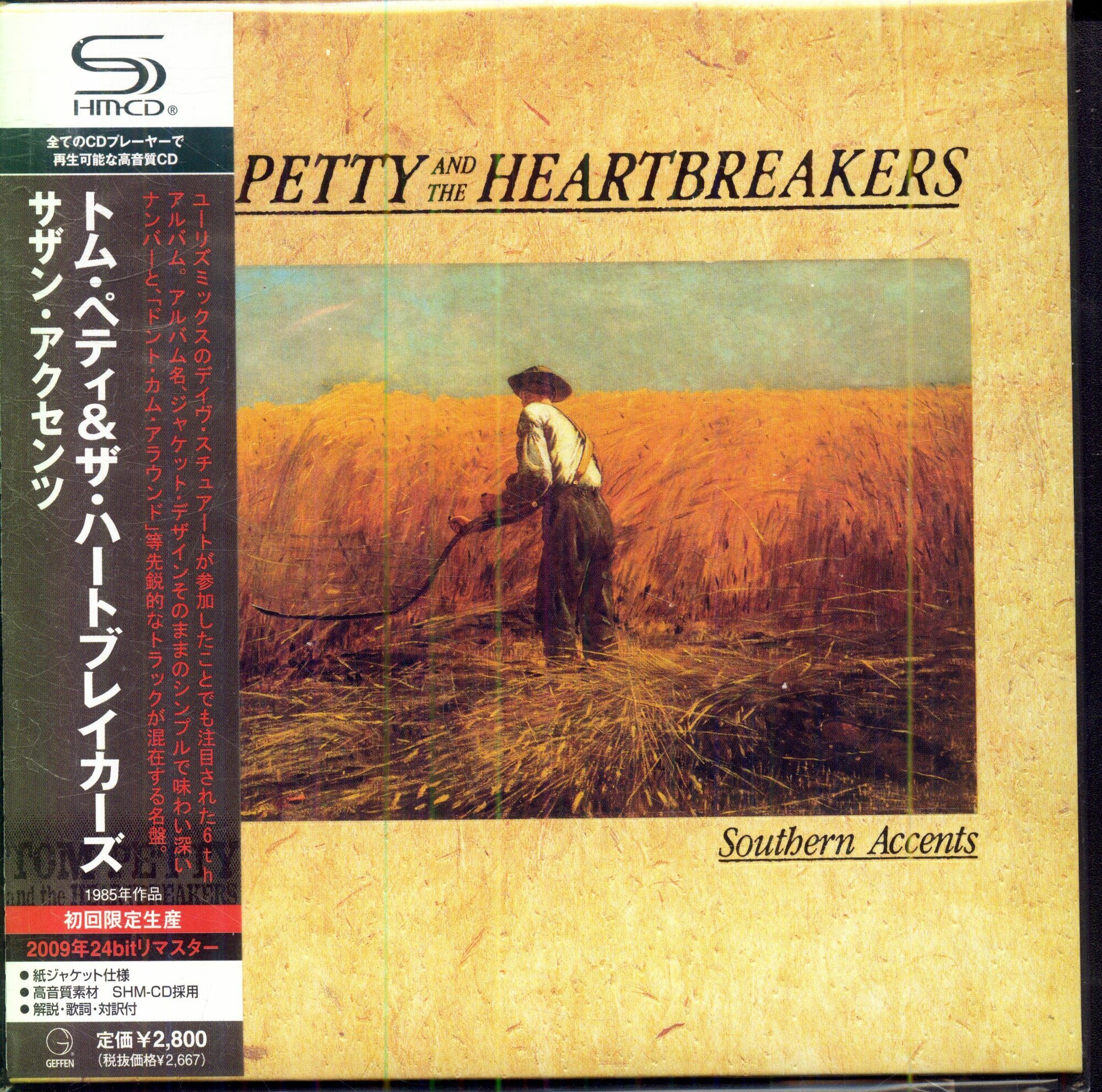 Tom Petty And The Heartbreakers. Southern Accents (SHM-CD, Paper Sleeve, Limited Edition, Japan, Geffen Records, UICY-93952, 2009, новый импортн. компакт-диск в заводской упаковке) CD