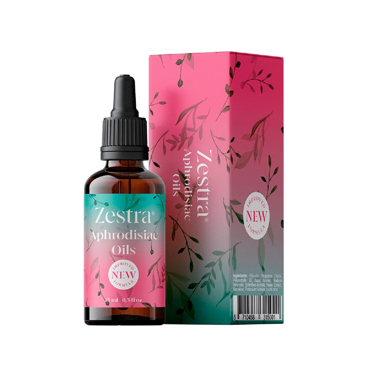 Возбуждающее масло мгновенного действия Zestra Aphrodisiac Oils, 15 мл