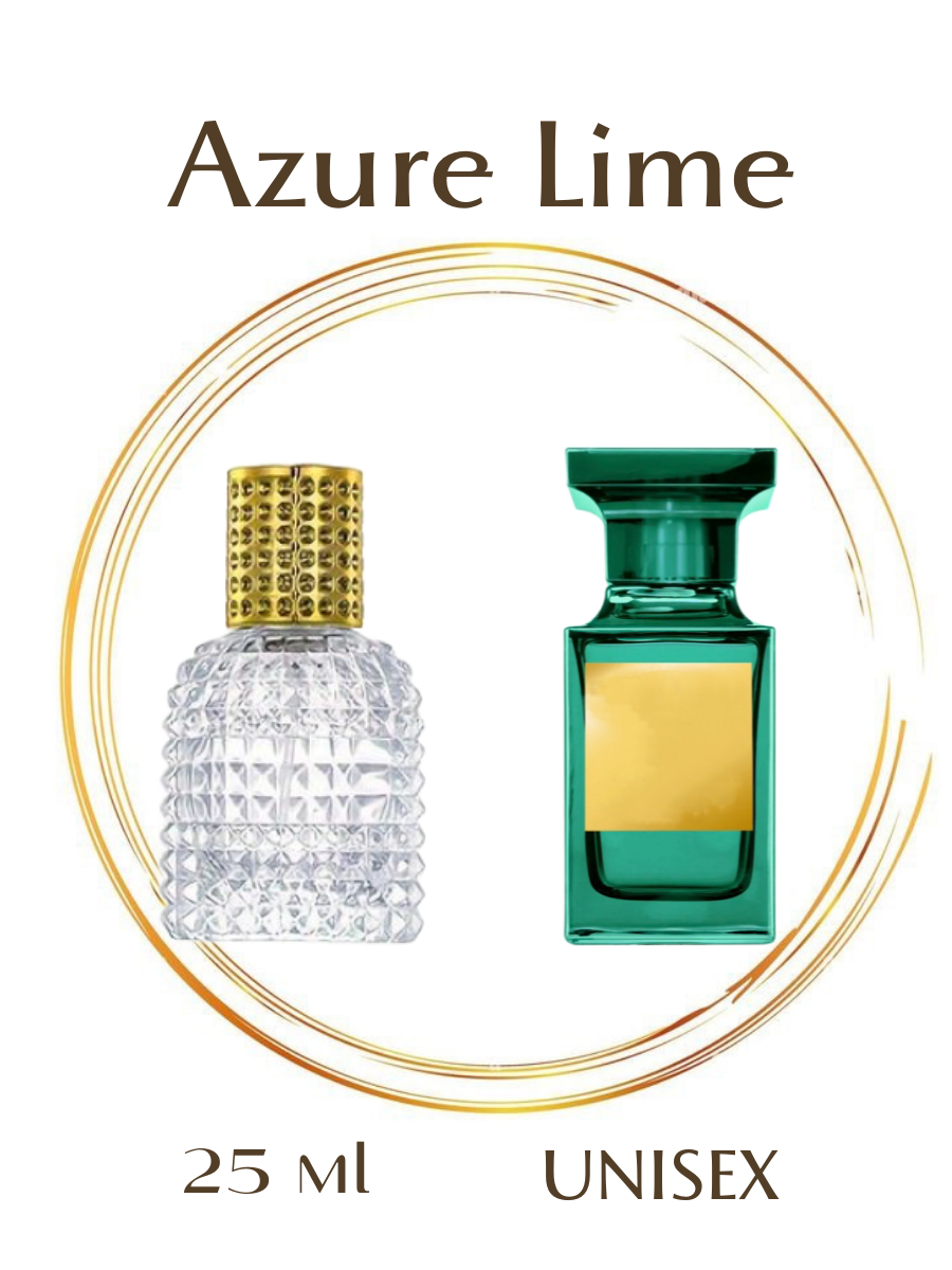 Духи парфюм Azure Lime спрей 25 мл унисекс, цветочные, древесные, мускусные