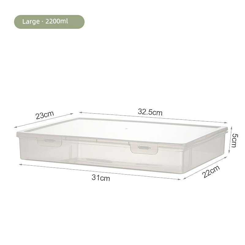 Коробка для хранения бумаг формата А4, органайзер для офисной и домашней печатной продукции, прозрачный контейнер для