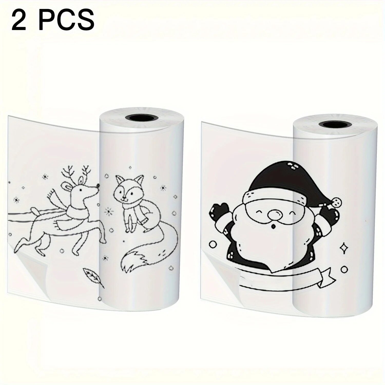 Прозрачная термобумага для мини-принтеров 2 Rolls