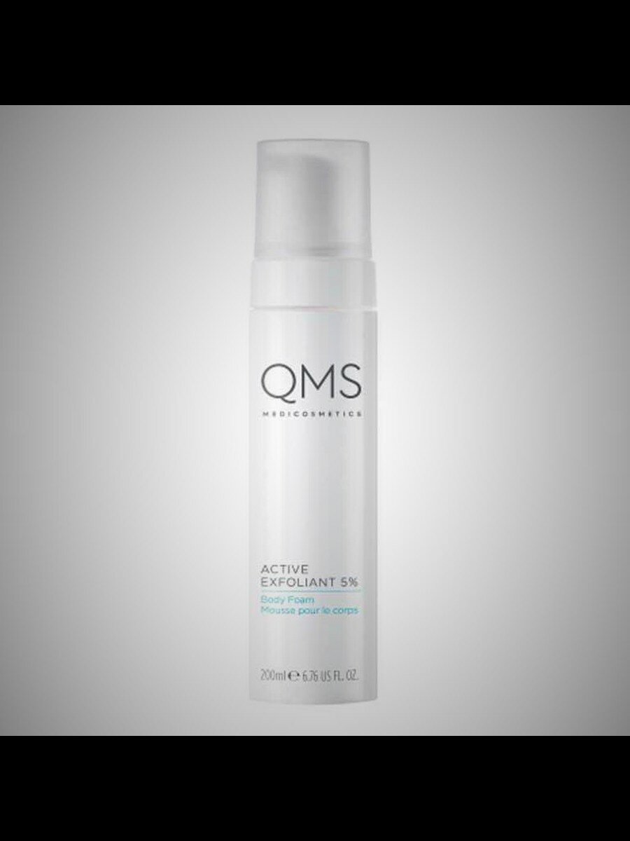 QMS Active Exfoliant 5% Body Foam, Активный пенный эксфолиант для тела 5% 200 мл