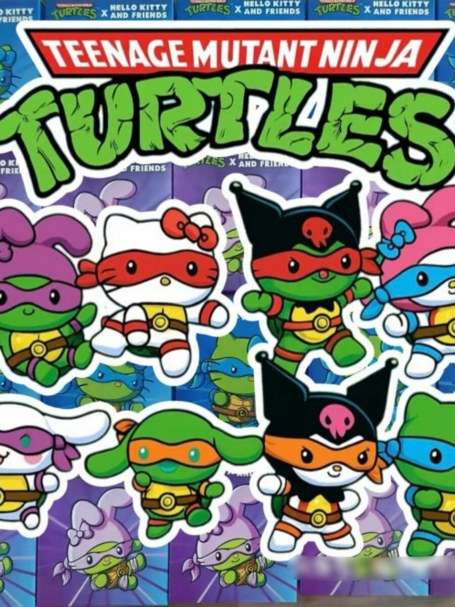 Набор брелоков для ключей Черепашки Ниндзя Донателло