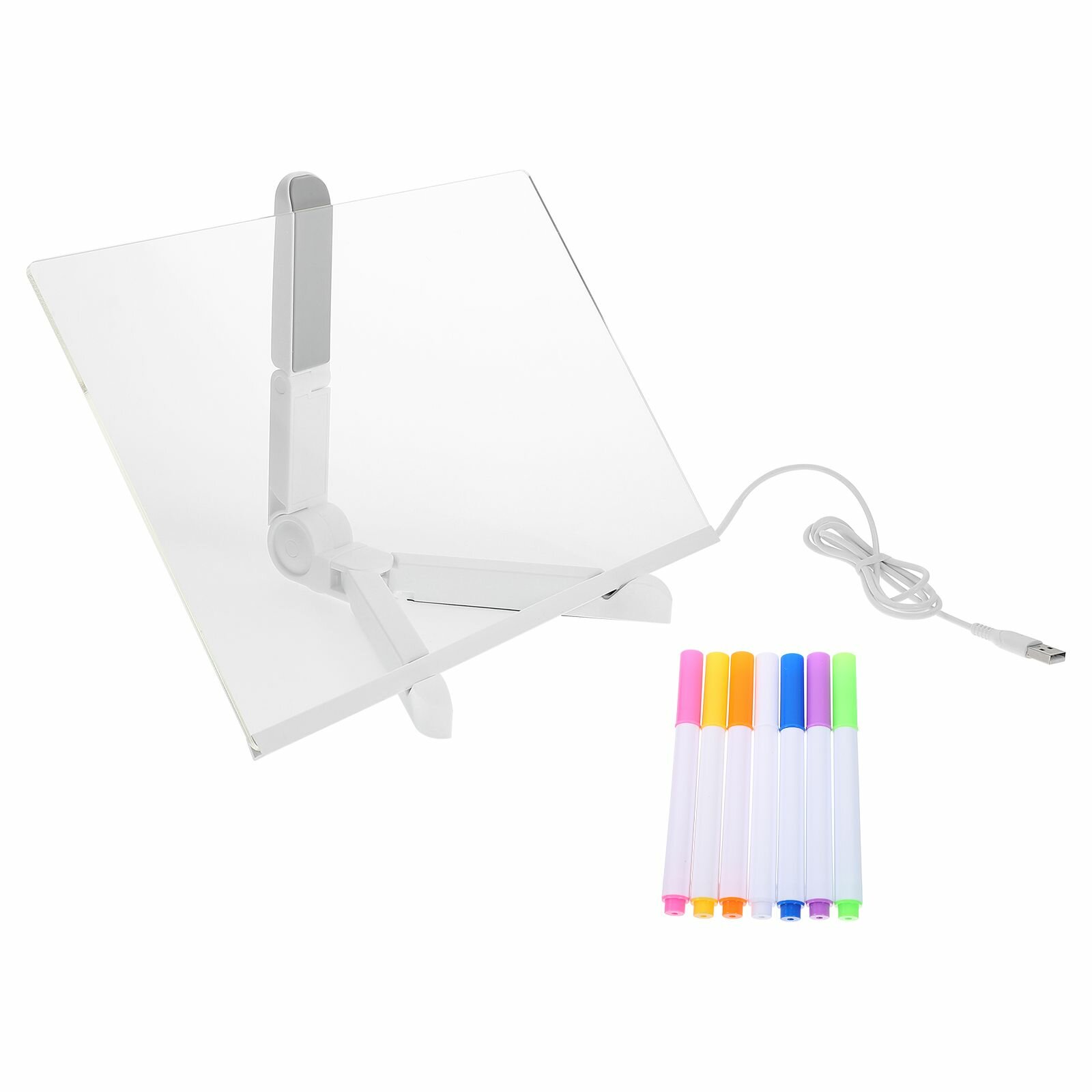 Универсальная доска для записей, совместима с маркерами для стекла, стильный дизайн, размер 30,00 20,40 0,70 см--