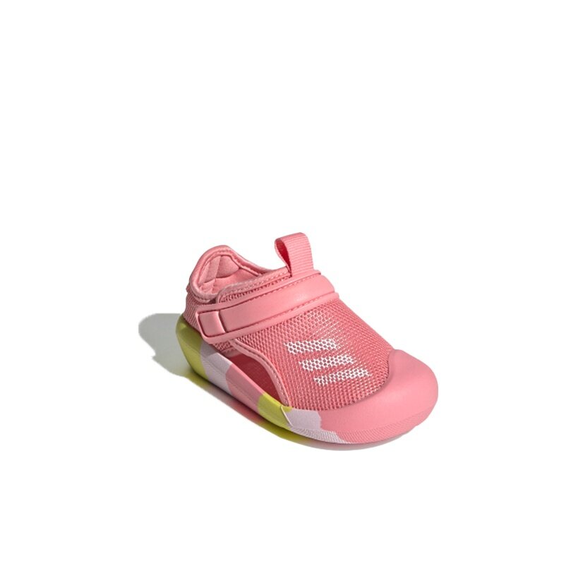 Степки adidas, размер EU 26,5 стопа (15.5CM), желтый/розовый — фото 1