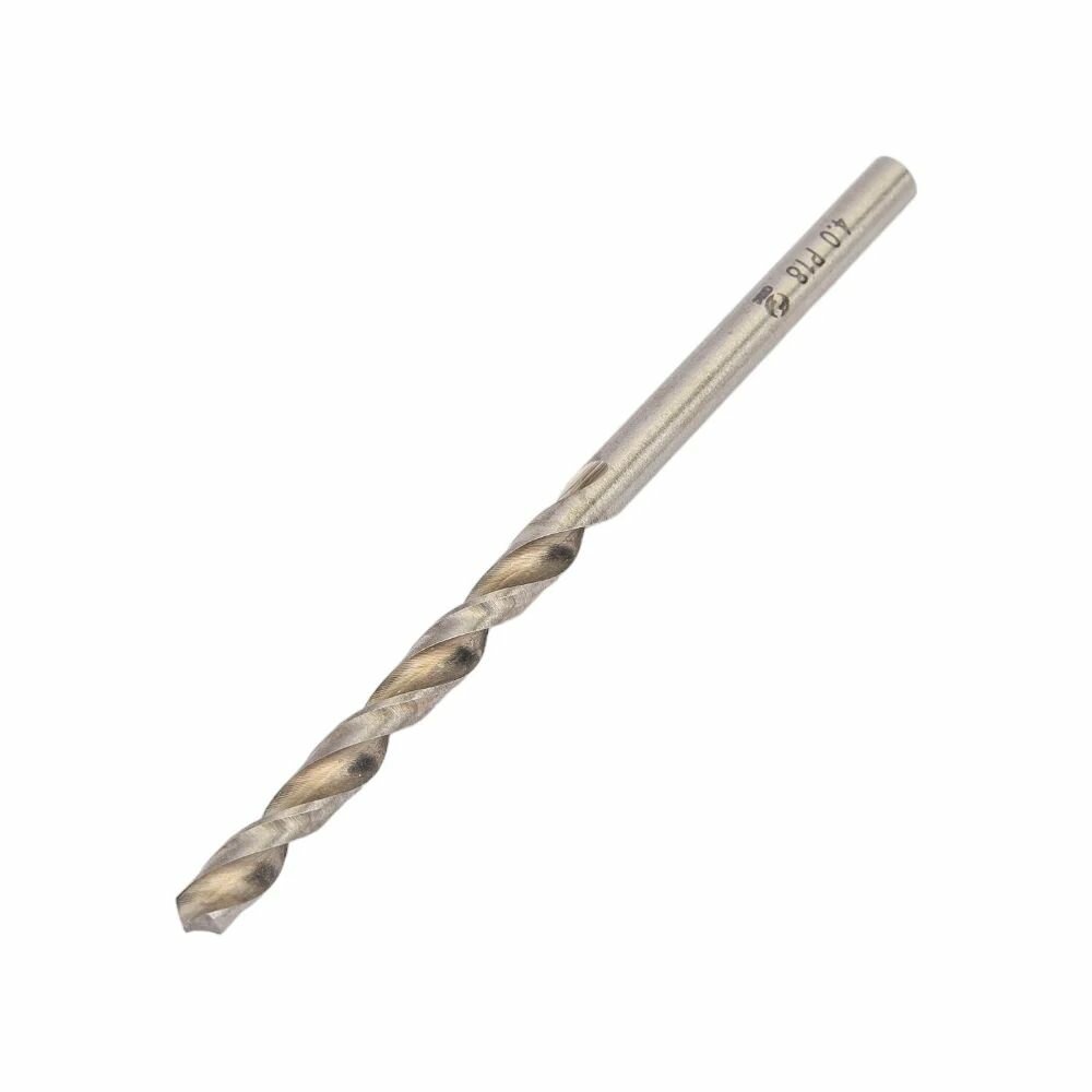 Сверло по металлу с вышлифованным профилем (4.0 мм; ц/х; Р18) CNIC 31401