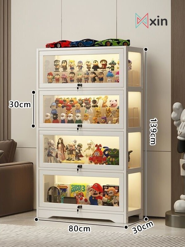 Шкаф-витрина, 80х30х139см Mебель・Шкафы, тумбы, комоды・ Шкафы・ Шкафы-витрины