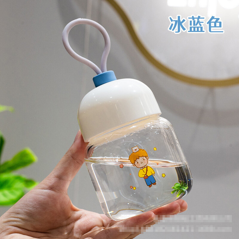 Клубничный медведь мультфильм детский стакан для воды на открытом воздухе портативный пластиковый стакан милый