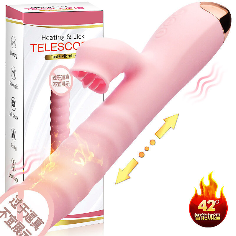 Волшебный язык телескопический стержень вибратор секс принадлежности нагревание куннилингус товары для взрослых