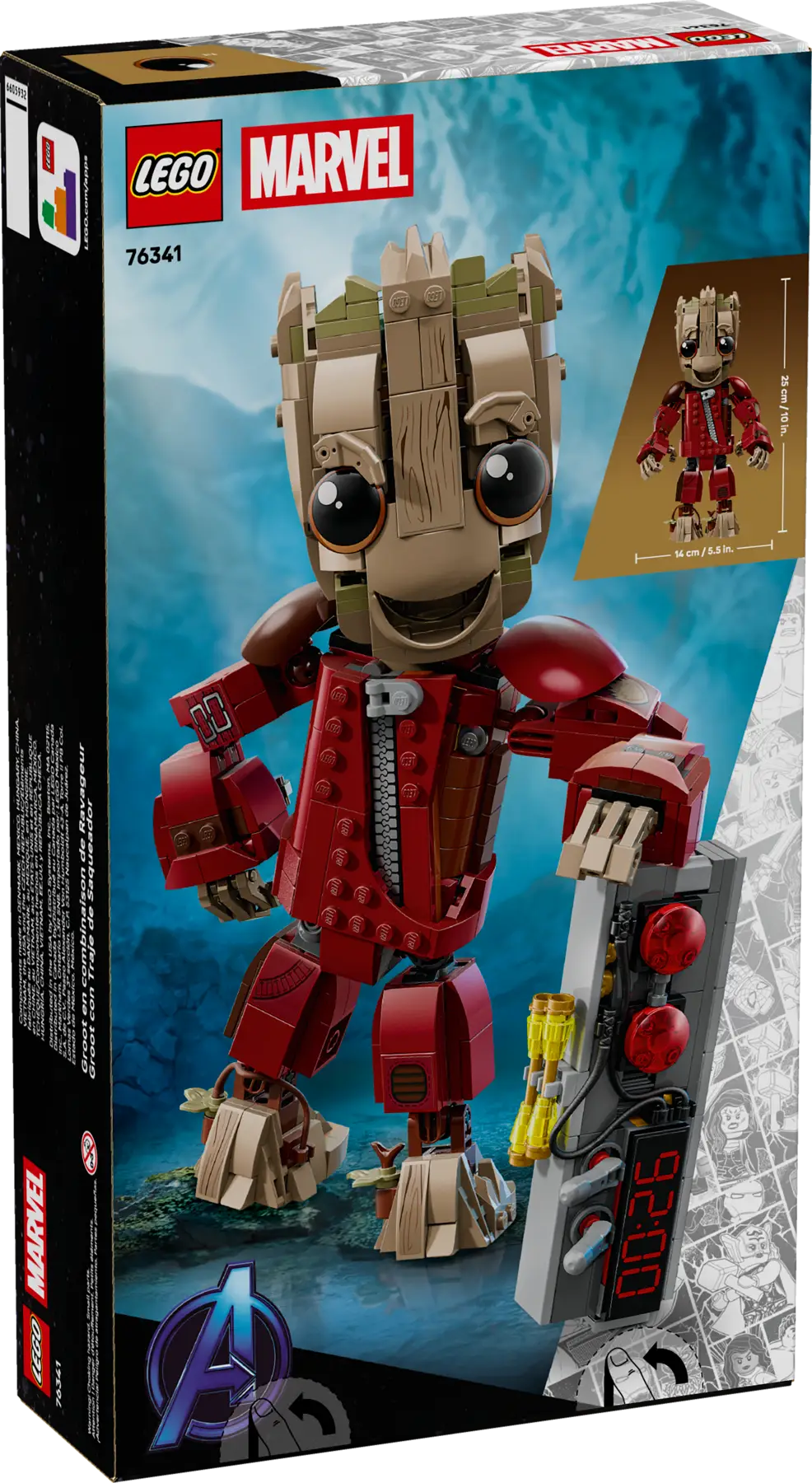 Конструктор LEGO Marvel 76341 Грут в костюме Опустошителя, 604 дет. — фото 1