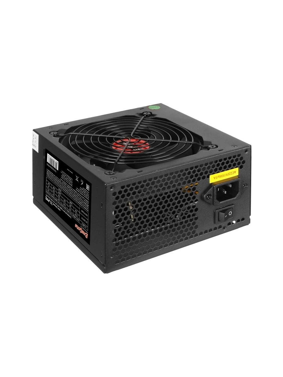 Блок питания ATX Exegate 600PPE EX260643RUS-PC 600W, PC, black, кабель 220V в комплекте