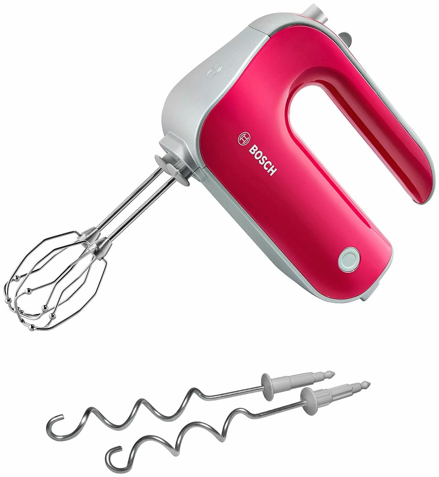 Миксер кухонный Bosch MFQ 40304, красный, 5 скоростных режимов