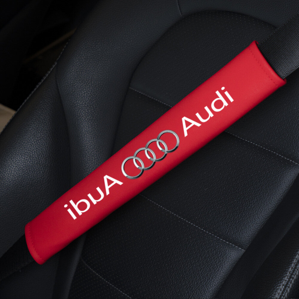 Защитный накладка на плечевой ремень с логотипом Mercedes-Benz, удлиненная кожаная, удобная и дышащая накладка на плечевой ремень