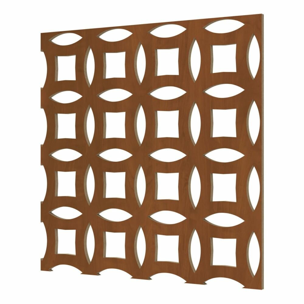 Перфорированная Панель Cosca Сусанна ХДФ Орех Итальянский В1030хШ695 мм / Коска.