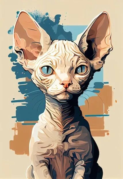 Алмазная Картина "Сфинкс" 5D Круглый Бриллиант 40X50См.