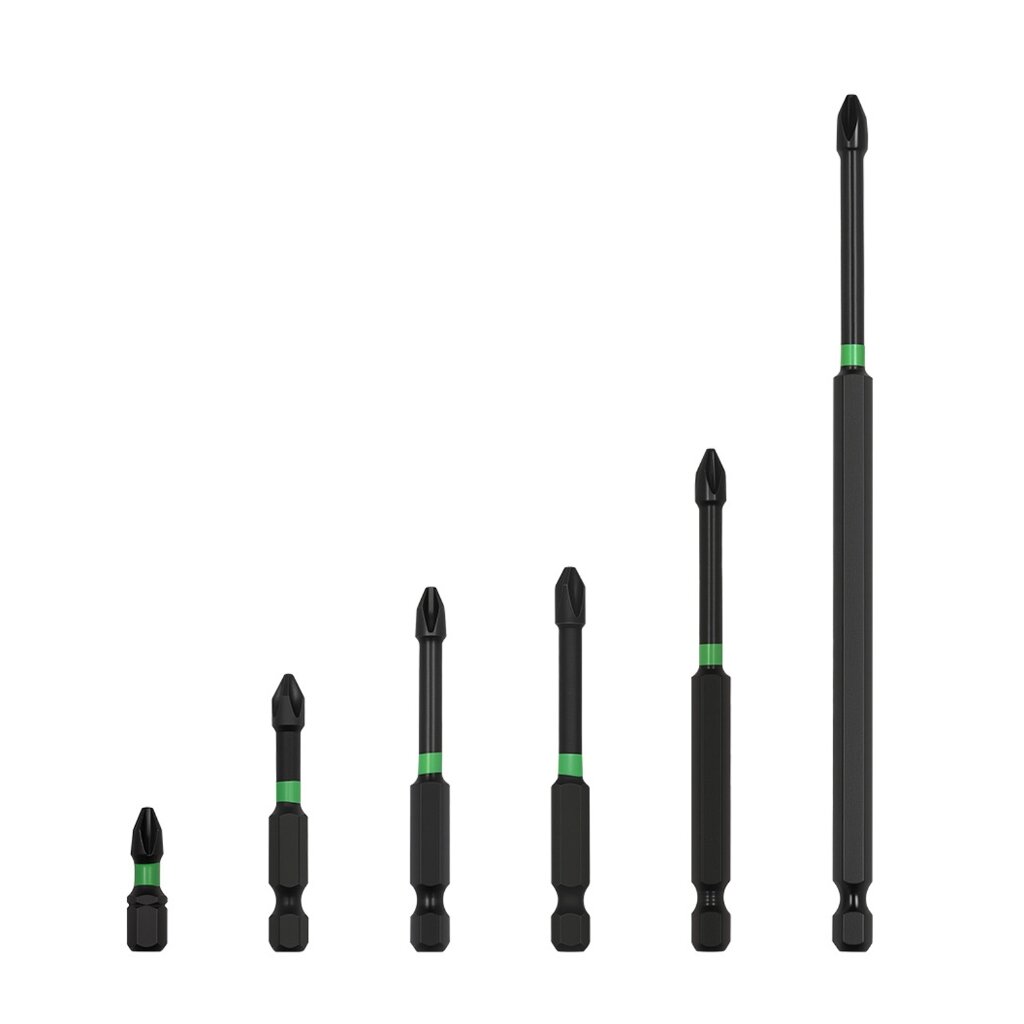 Антискользящие магнитные крестовые биты с надежным хватом, совместимые с дрелями