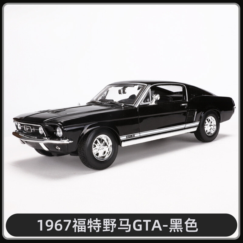 Игрушечная модель автомобиля Maisto 1:18 из сплава, Ford Mustang GT 1967 года, мускул-кар, подарок