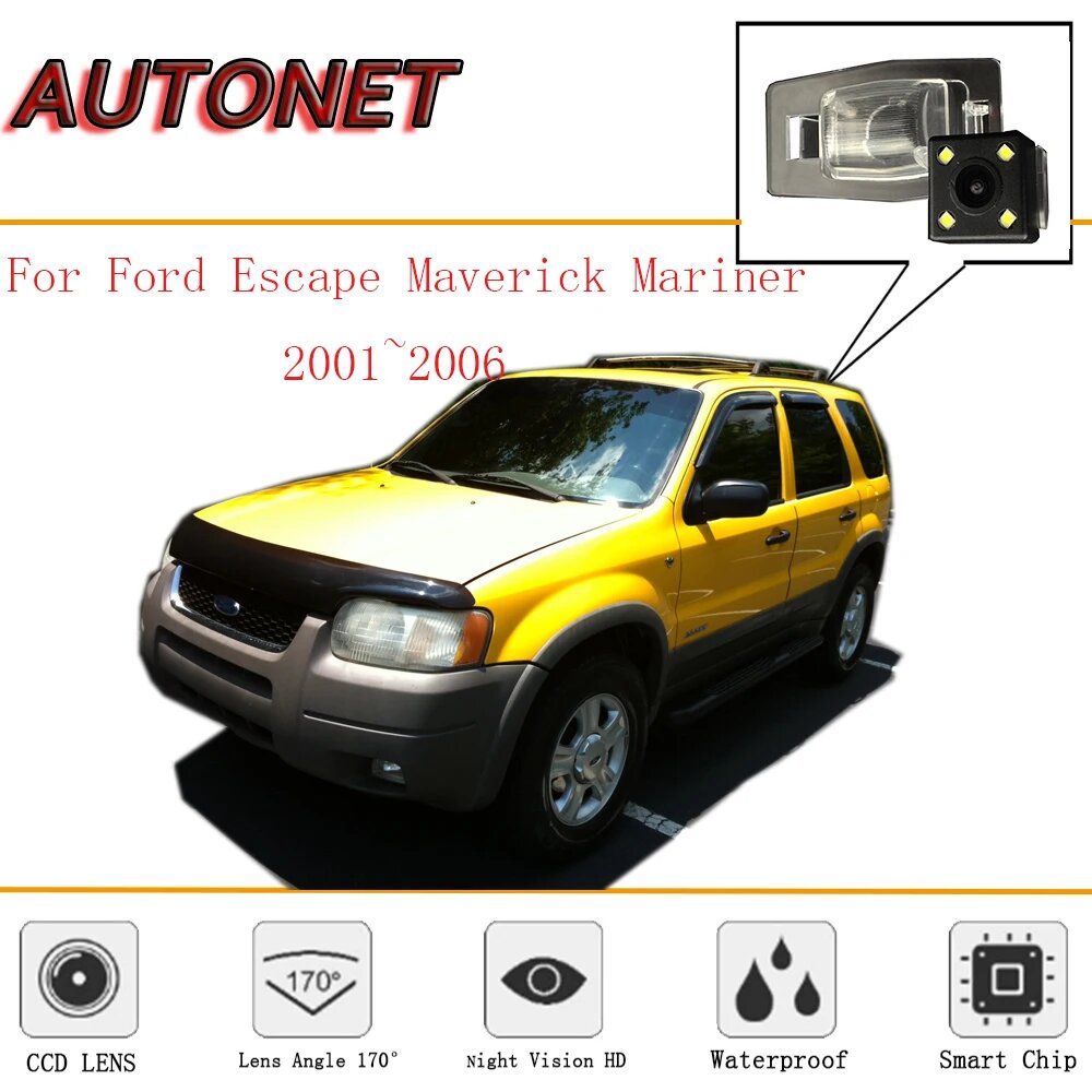 Камера заднего вида для Ford Escape Maverick Mariner 2001 ~ 2006/CCD/камера заднего вида/камера номерного знака