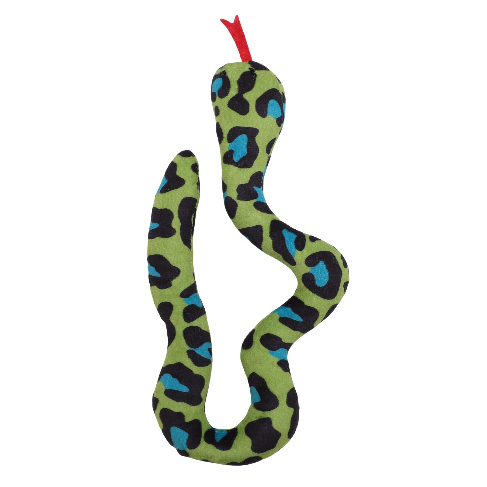 Игрушка-змея с кошачьей мятой для чистки зубов, износостойкая плюшевая интерактивная игрушка для котенка, зеленая.