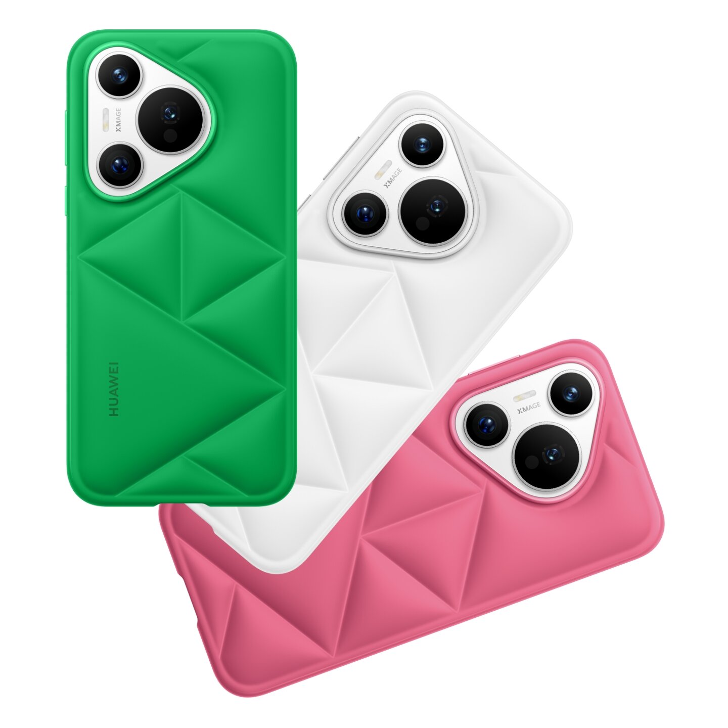 Чехол-накаладка Cloud Vegan Leather Case для смартфонов Huawei Pura 70 Pink, 51995468 Оригинал
