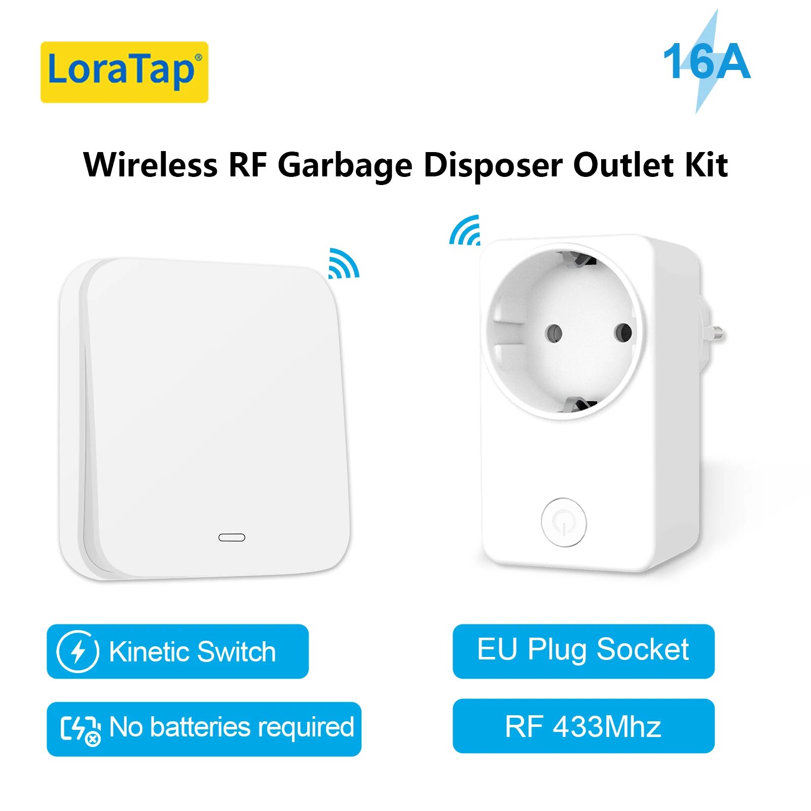 Беспроводная розетка LoraTap 16А