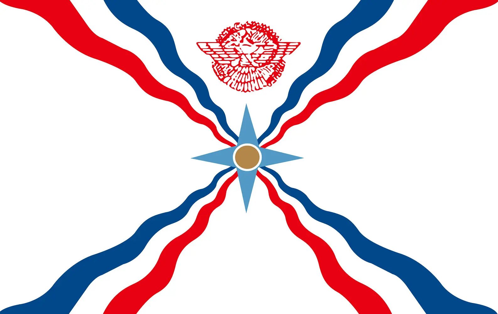 Xvggdg Ассирийский флаг 90*150 см из полиэстера Темно-синий, 90 х 150 см, камуфляж