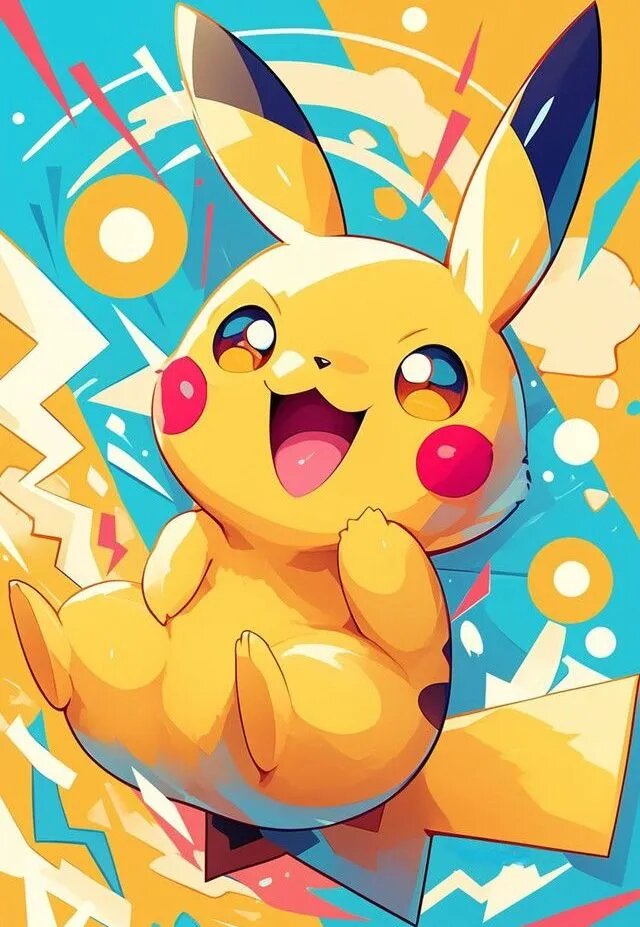 Алмазная Картина "Покемон" 40х50 См Алмазная Вышивка / Картина Стразами Подарков