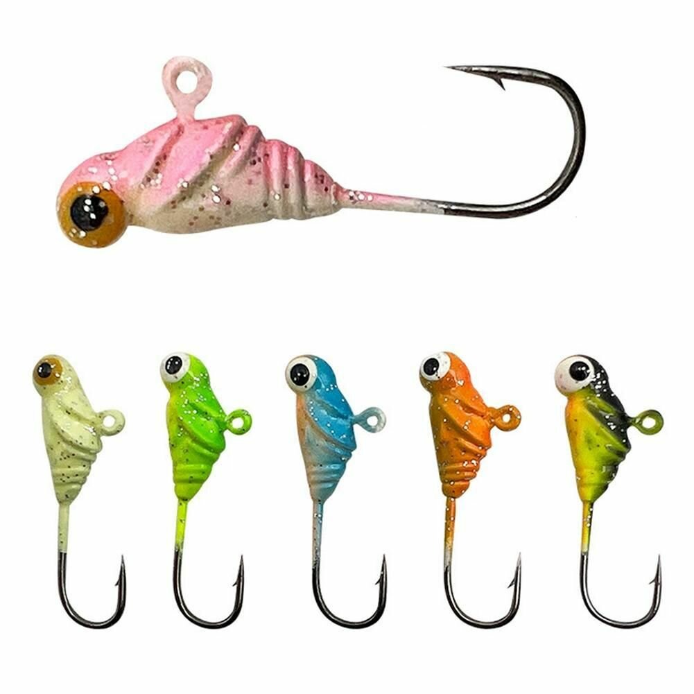 Мормышки для зимней и летней рыбалки, клоп, набор 6 шт.