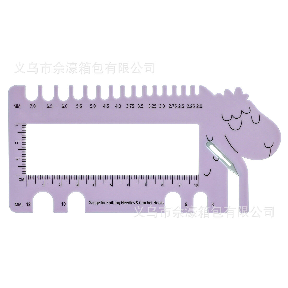 Специальная линейка для вязания крючком, портативная, для одежды, из шерсти и ABS-пластика, специальная измерительная линейка AC267-C1
